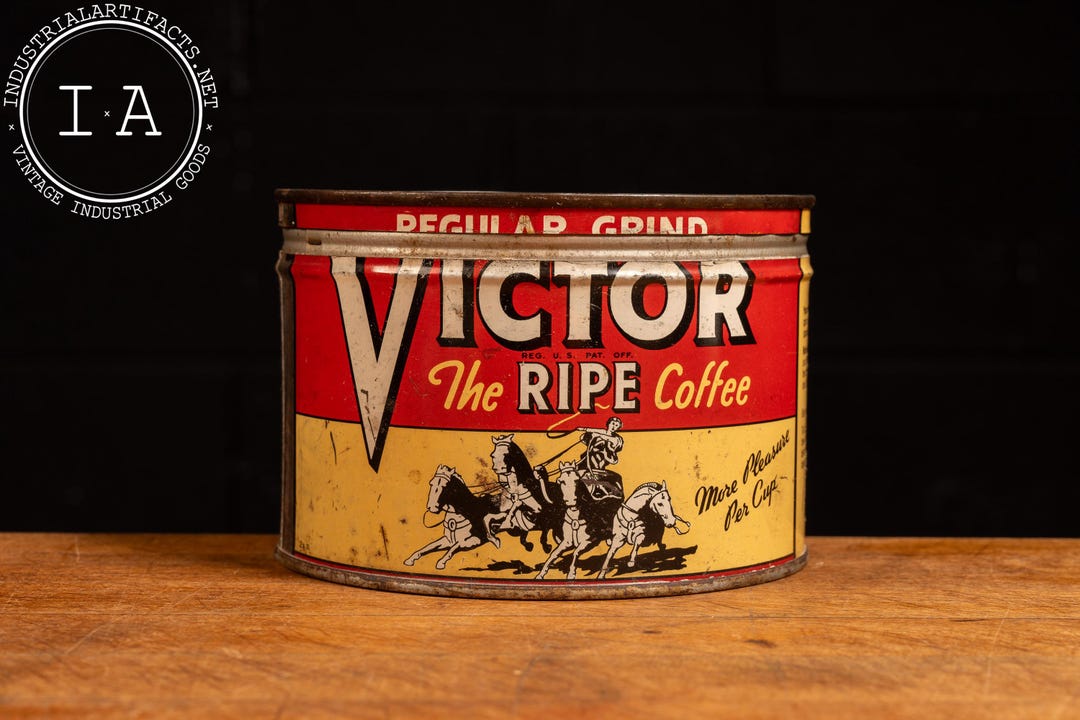 Victor Coffee Can - Etsy