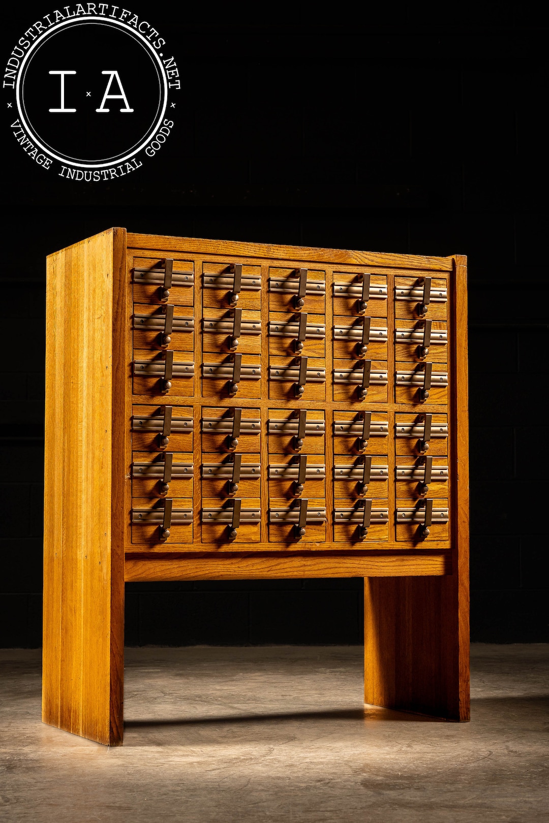 Vintage 30-drawer Card Catalog - Etsy