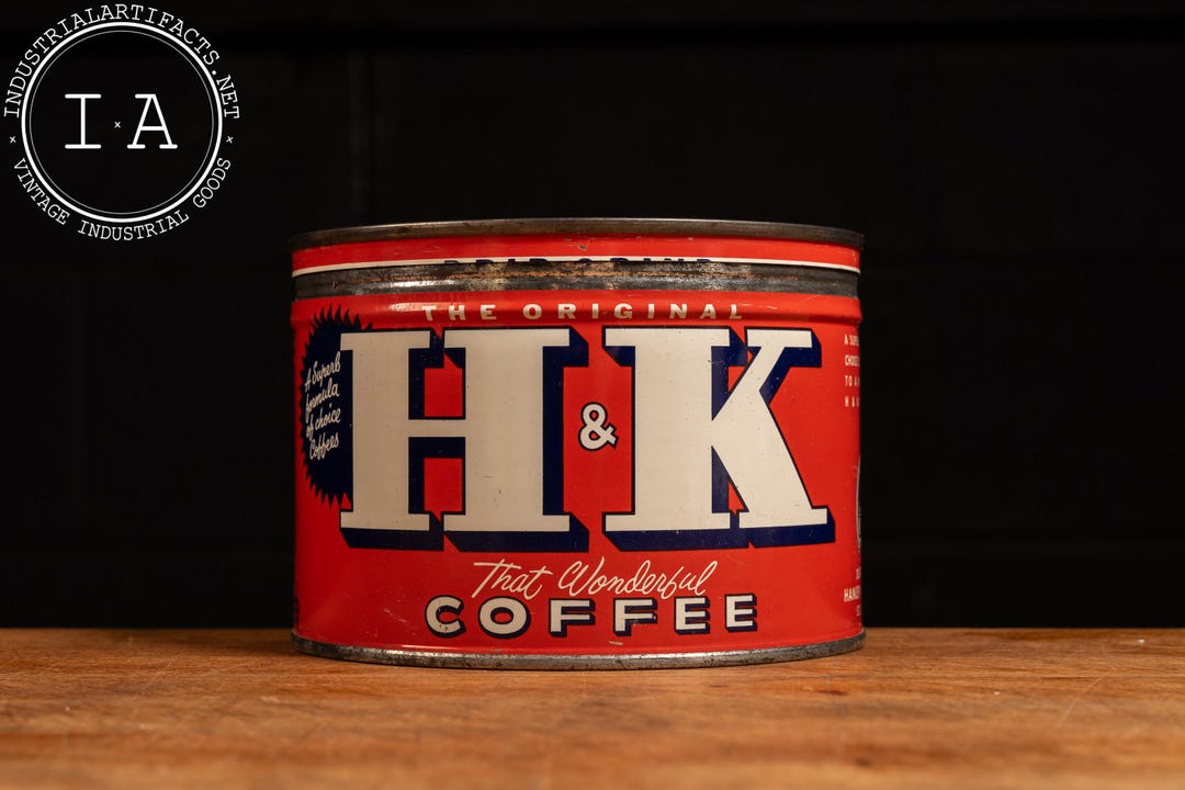 H & K Coffee Can - Etsy