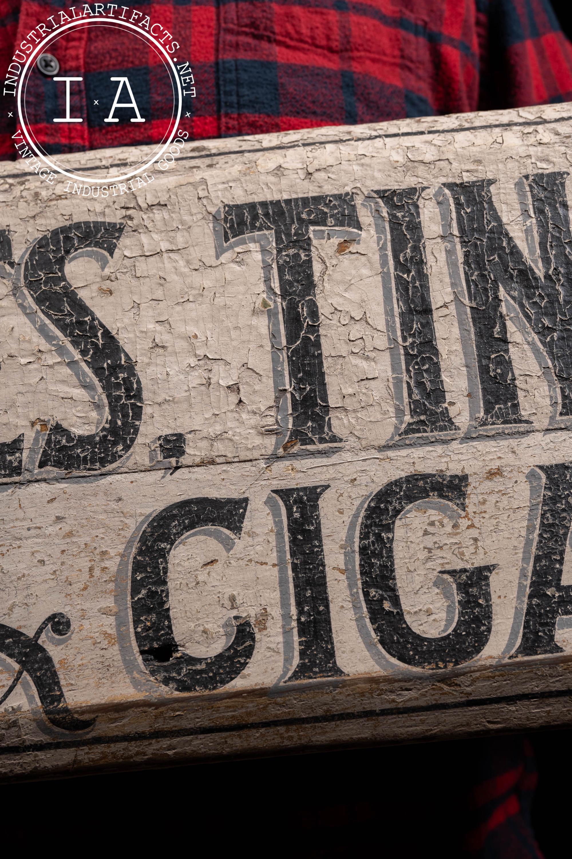 Vintage "groceries & Etc" Painted Wooden Storefront Sign - Etsy