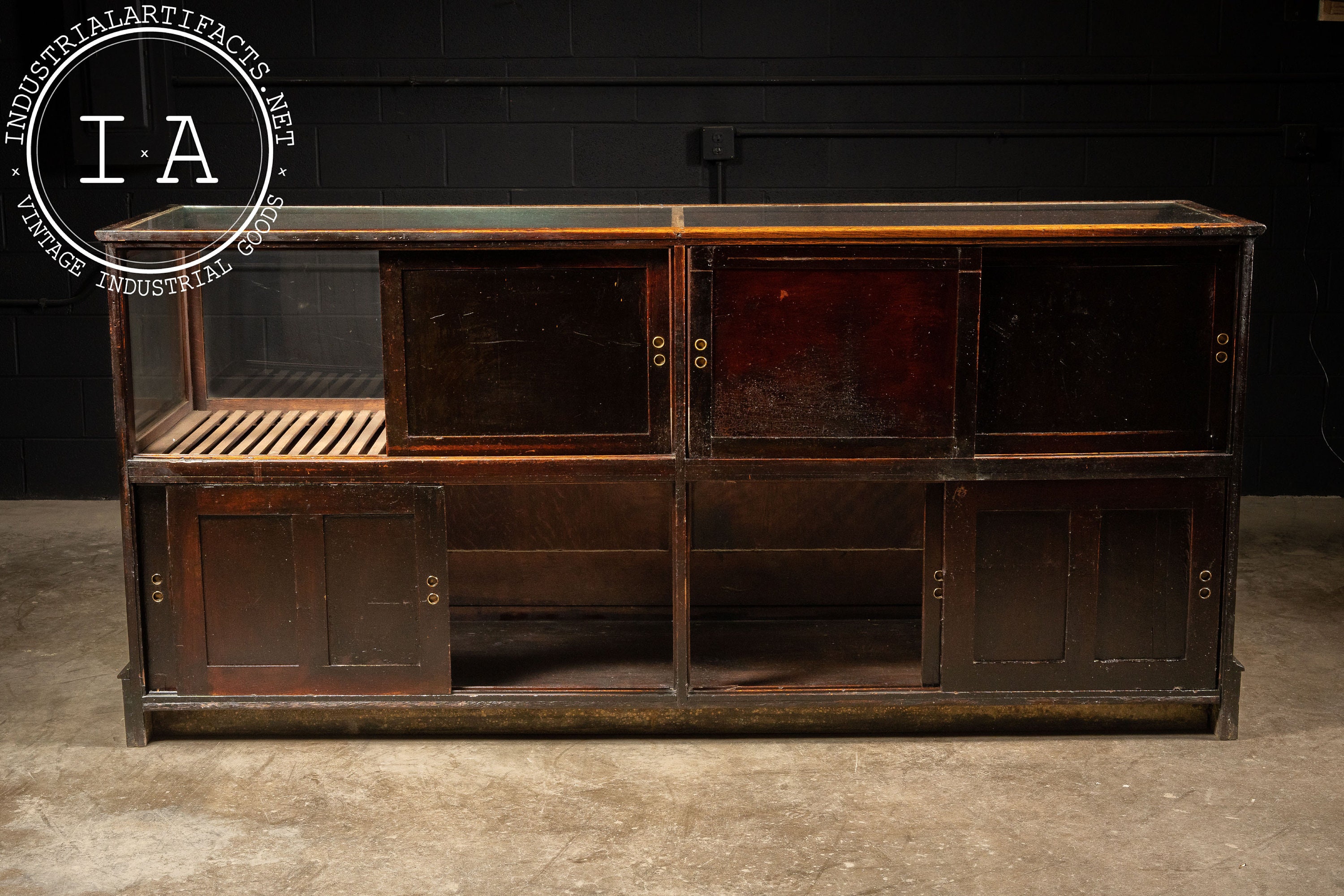 Antique Mercantile Display Case Etsy