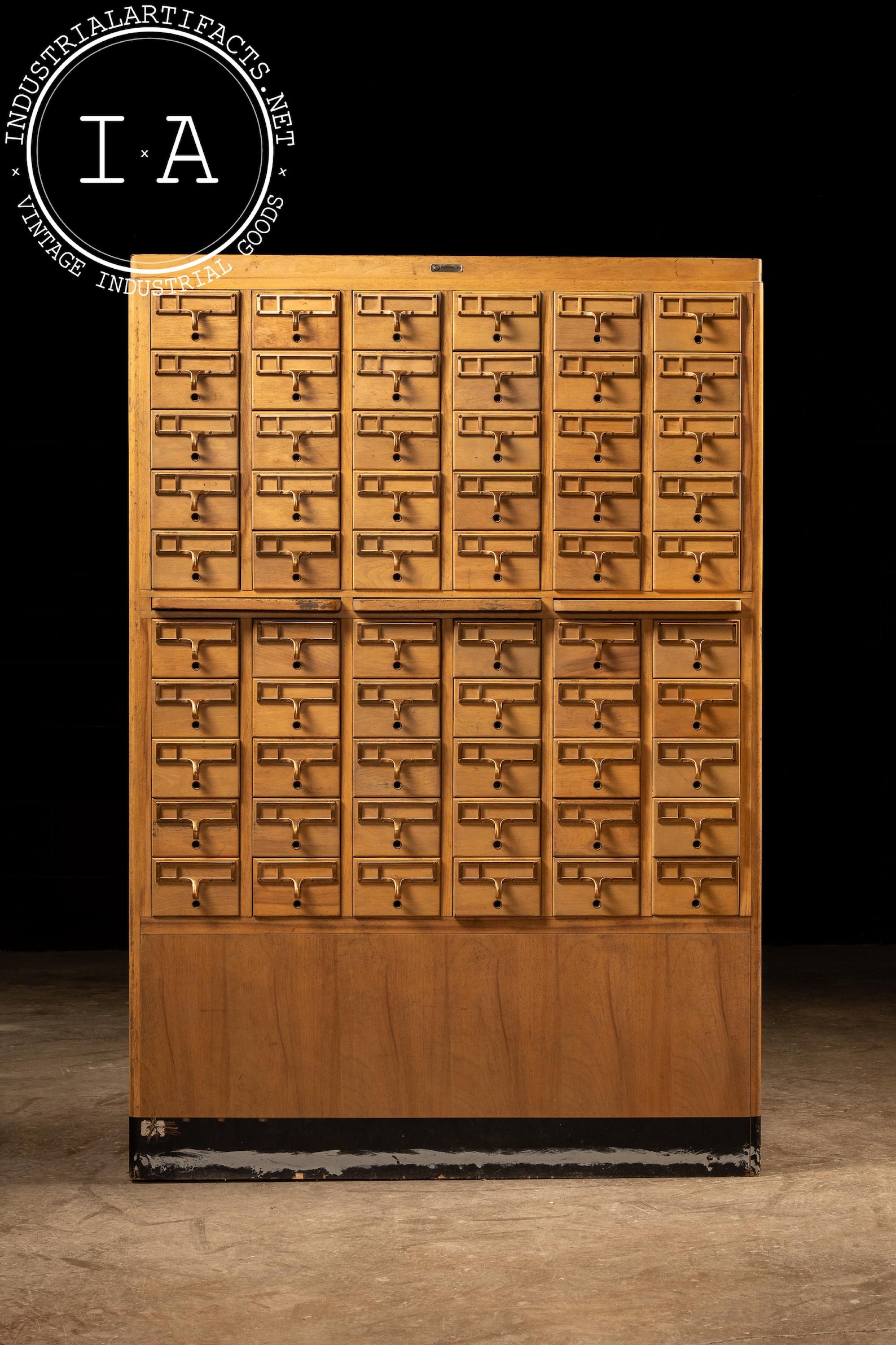 MCM 60-drawer Maple Card Catalog by Library Bureau - Etsy