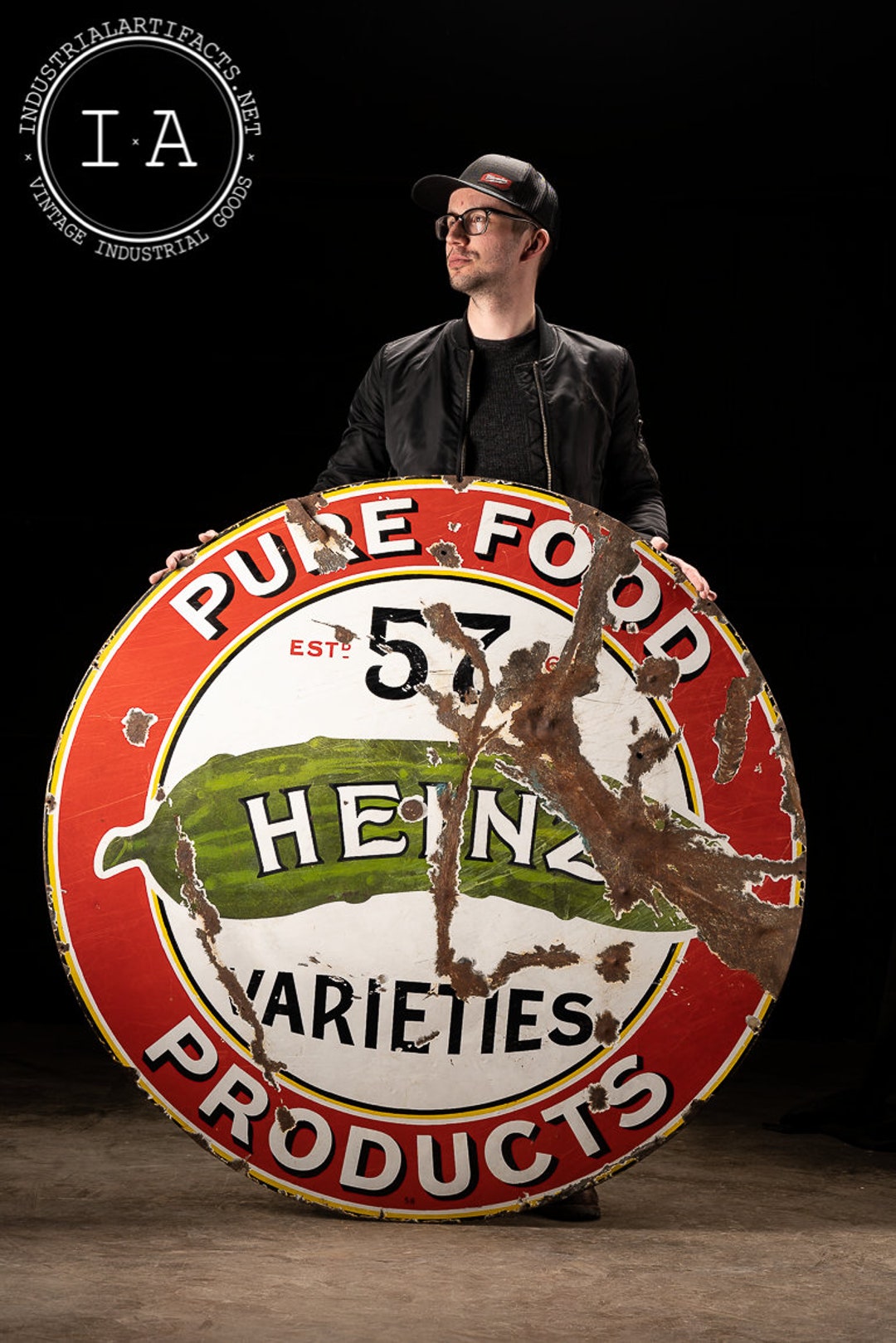 Early 20th Century Porcelain Heinz Advertising Sign - Etsy