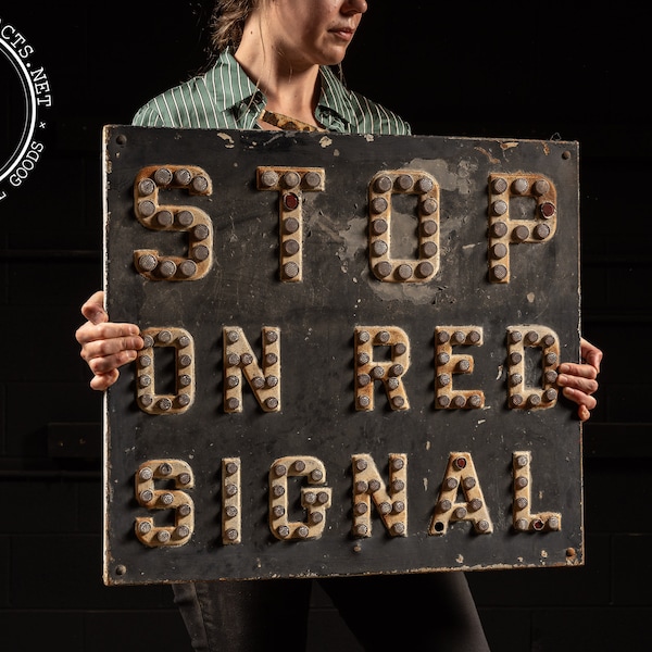 Antique Railroad Sign - Etsy