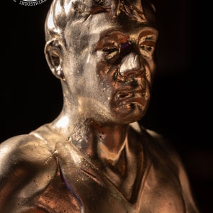 C. 1966 Aluminum Armco Iron Man Statue - Etsy