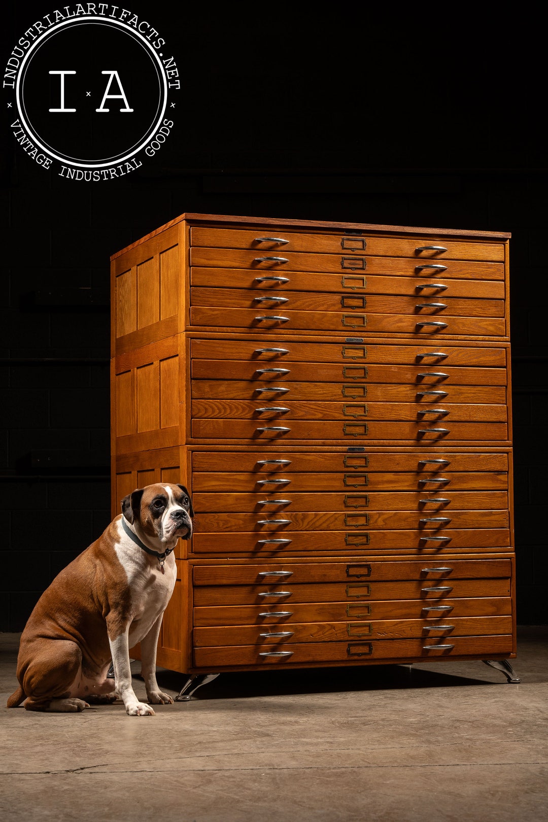 Vintage Four Stack Flat File - Etsy