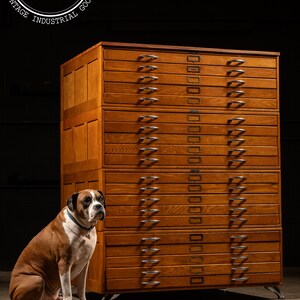 Vintage Four Stack Flat File - Etsy