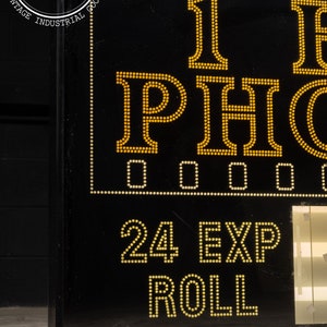Vintage Large Lighted 1 Hour Photo Sign - Etsy