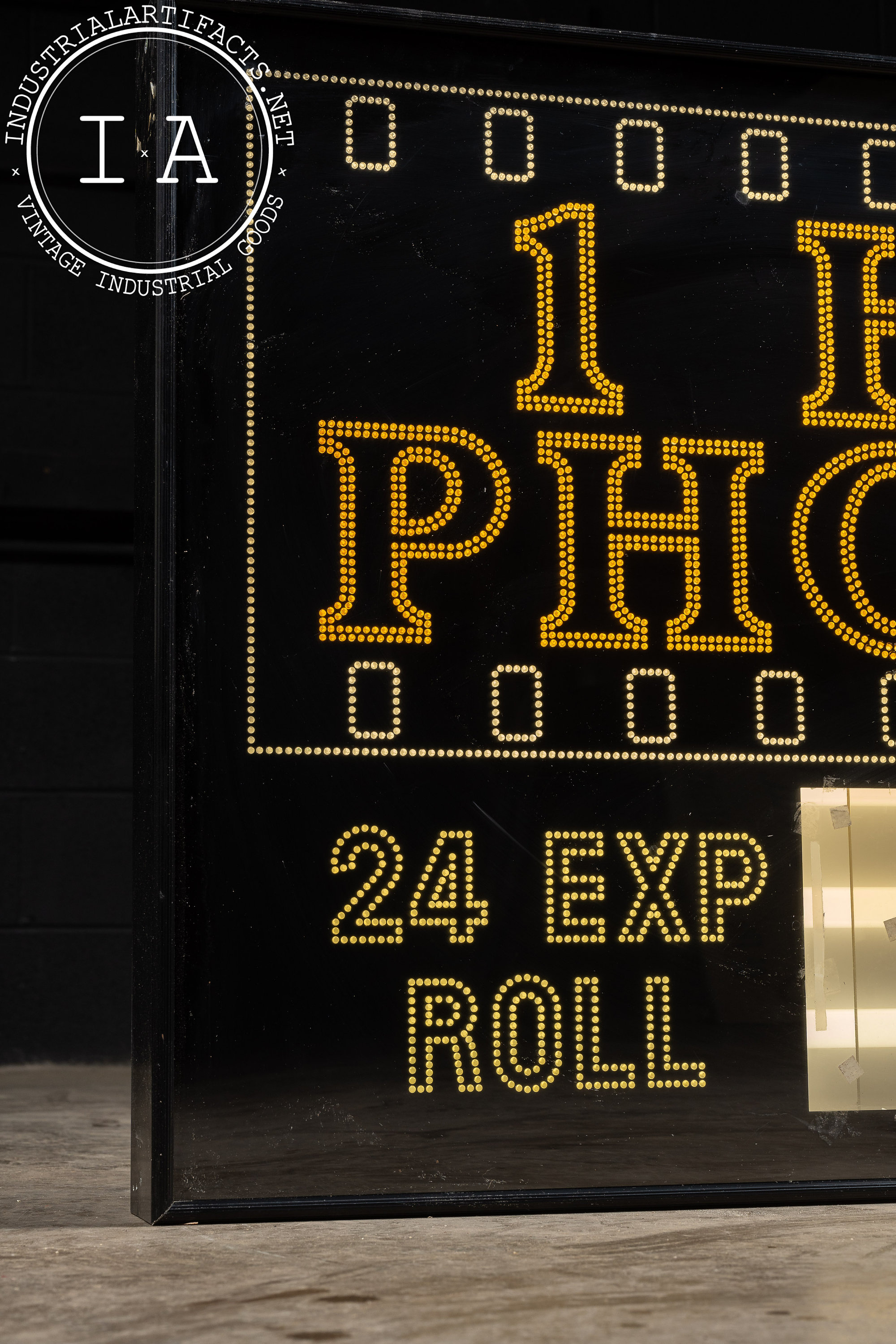 Vintage Large Lighted 1 Hour Photo Sign - Etsy