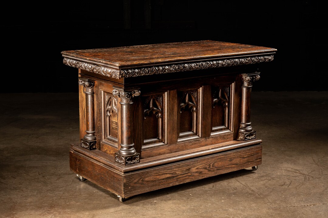 Early Oak Methodist Church Altar - Etsy