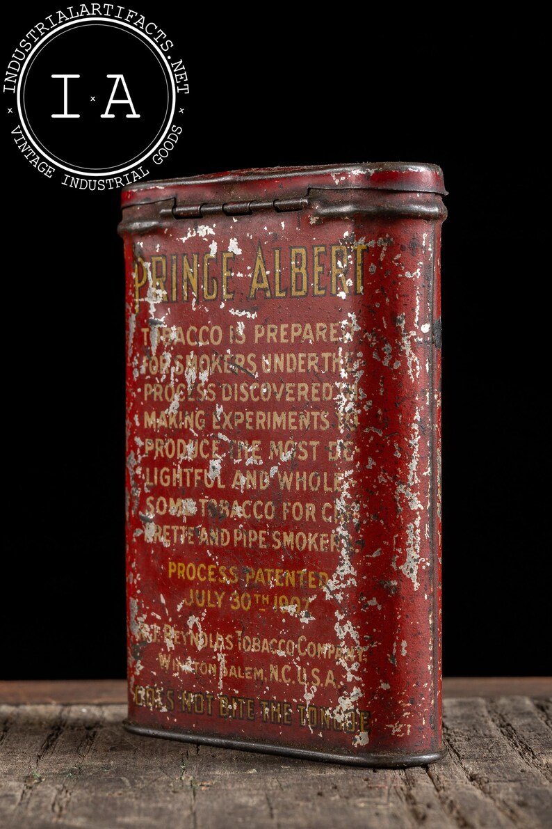 Prince Albert Crimp Cut Tobacco Tin - Etsy