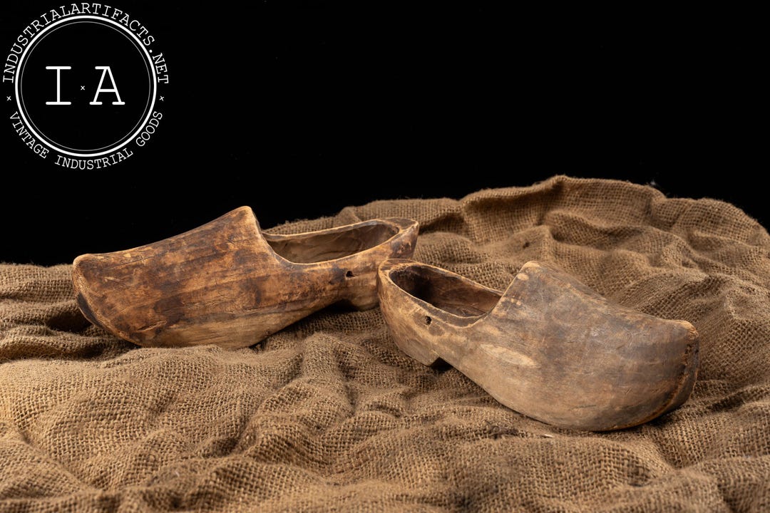 Primitive Handmade Wooden Clogs - Etsy