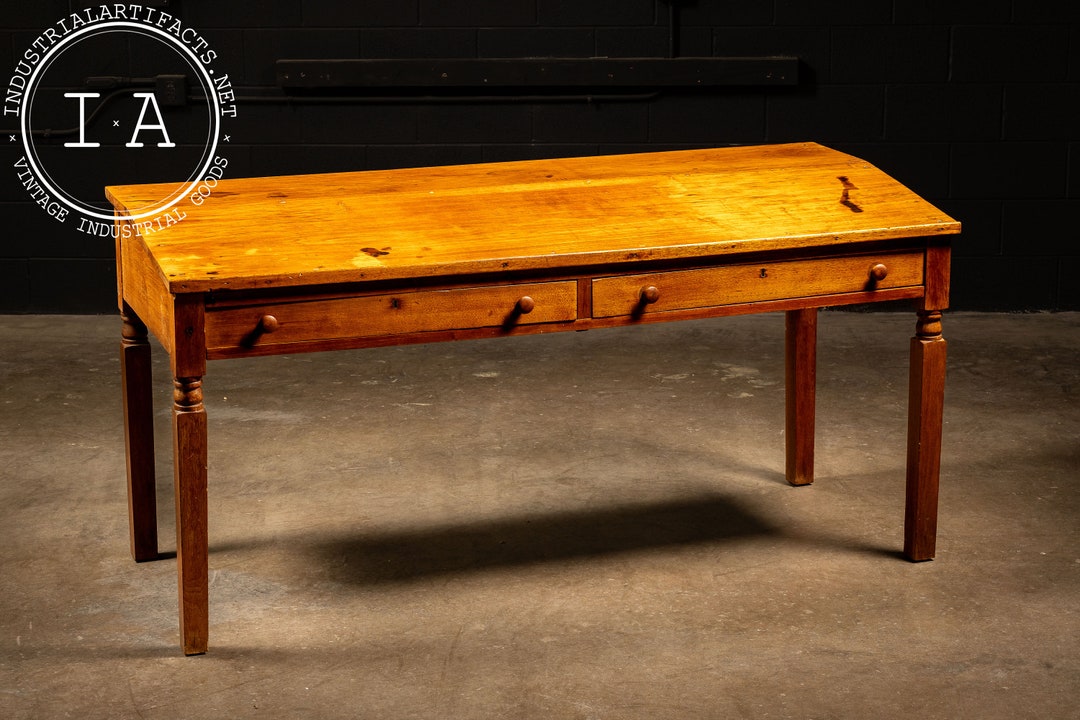 Antique Arts & Crafts Writing Desk - Etsy