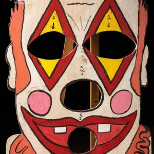 Vintage Carnival Bag Toss Clown Game - Etsy