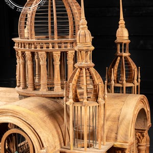 Antique Sacré-cœur Basilica Bird Cage on Table - Etsy