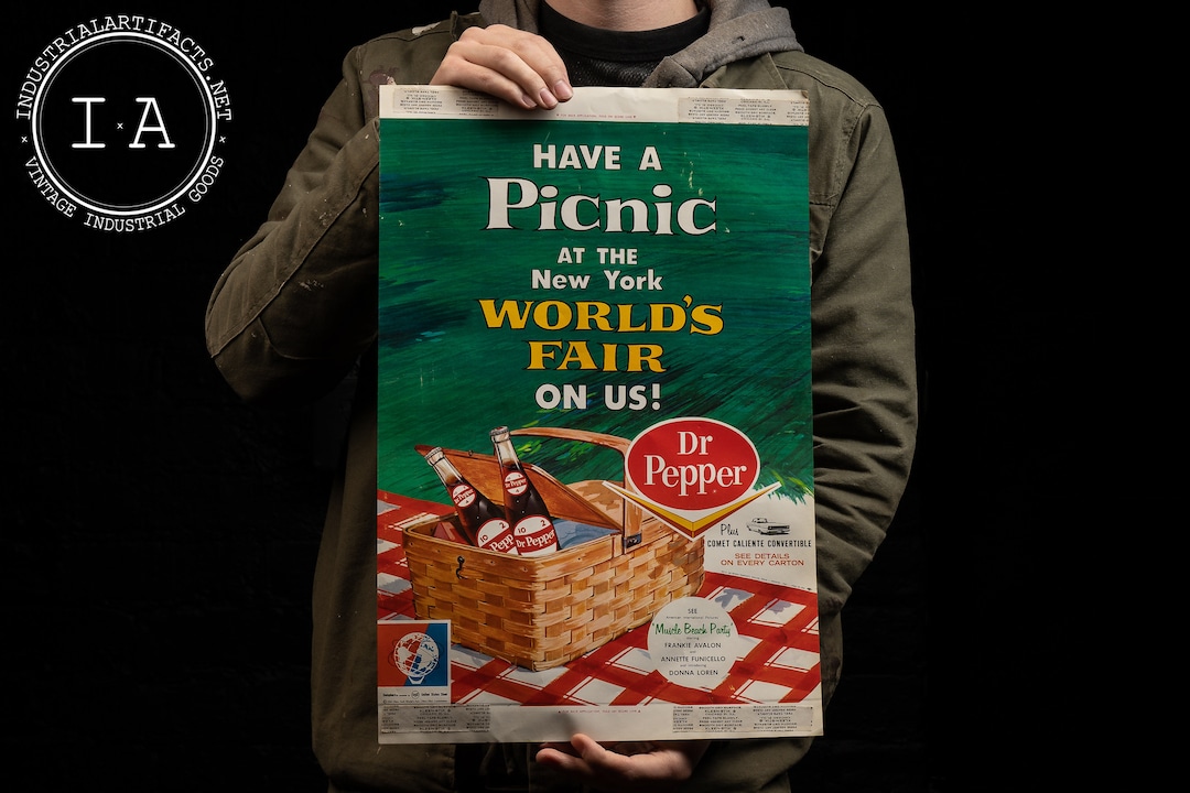 Vintage Dr. Pepper Poster - Etsy