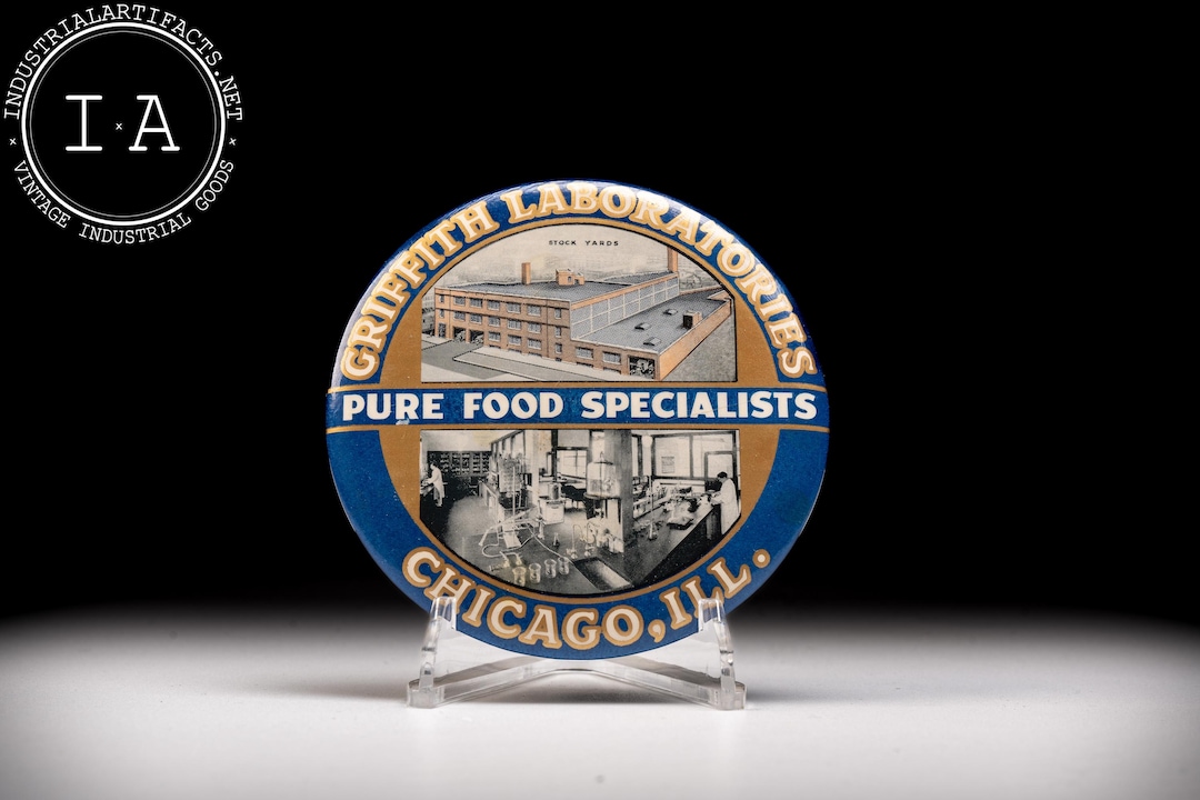 Antique Griffith Laboratories, Chicago Advertising Mirror - Etsy