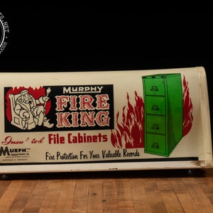 1950s Lighted Murphy Fireking® Sign - Etsy