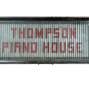 Rare Antique Lenticular Thompson Piano House Sign - Etsy