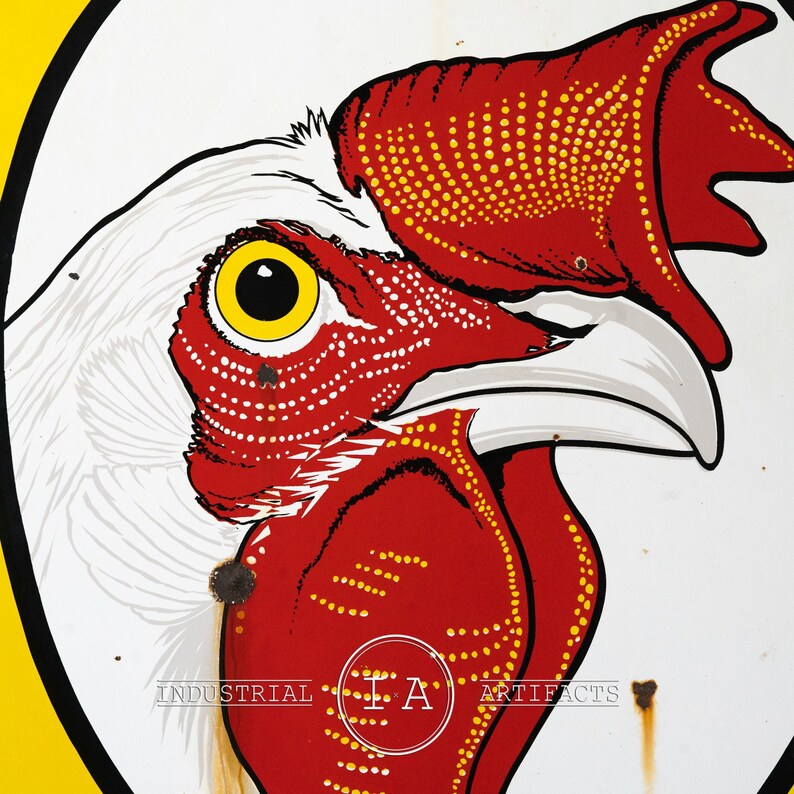 Antique Porcelain Enamel Dekalb Poultry Research Farm Sign - Etsy