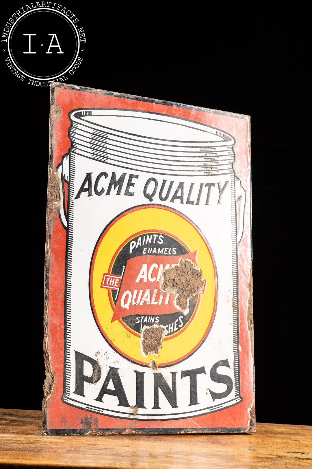 Antique Acme Quality Paint DSP Flange Sign - Etsy
