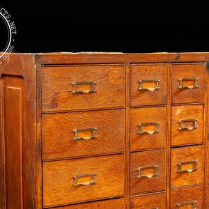 Massive 168-drawer Oak Parts Cabinet - Etsy