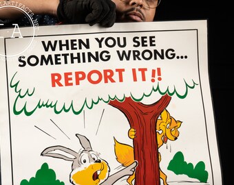 Suspicious Poster - Etsy