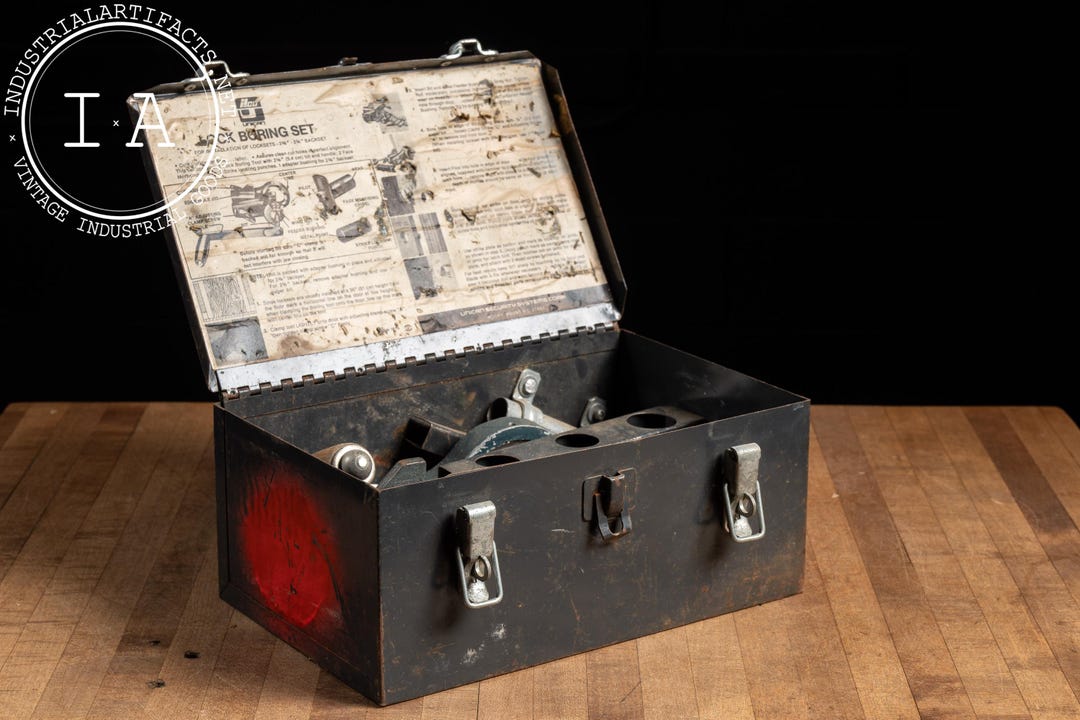 Vintage Ilco-unican Lock Boring Set - Etsy