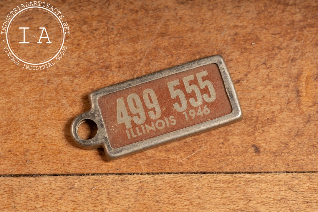 Wwii-era Illinois DAV Tag - Etsy