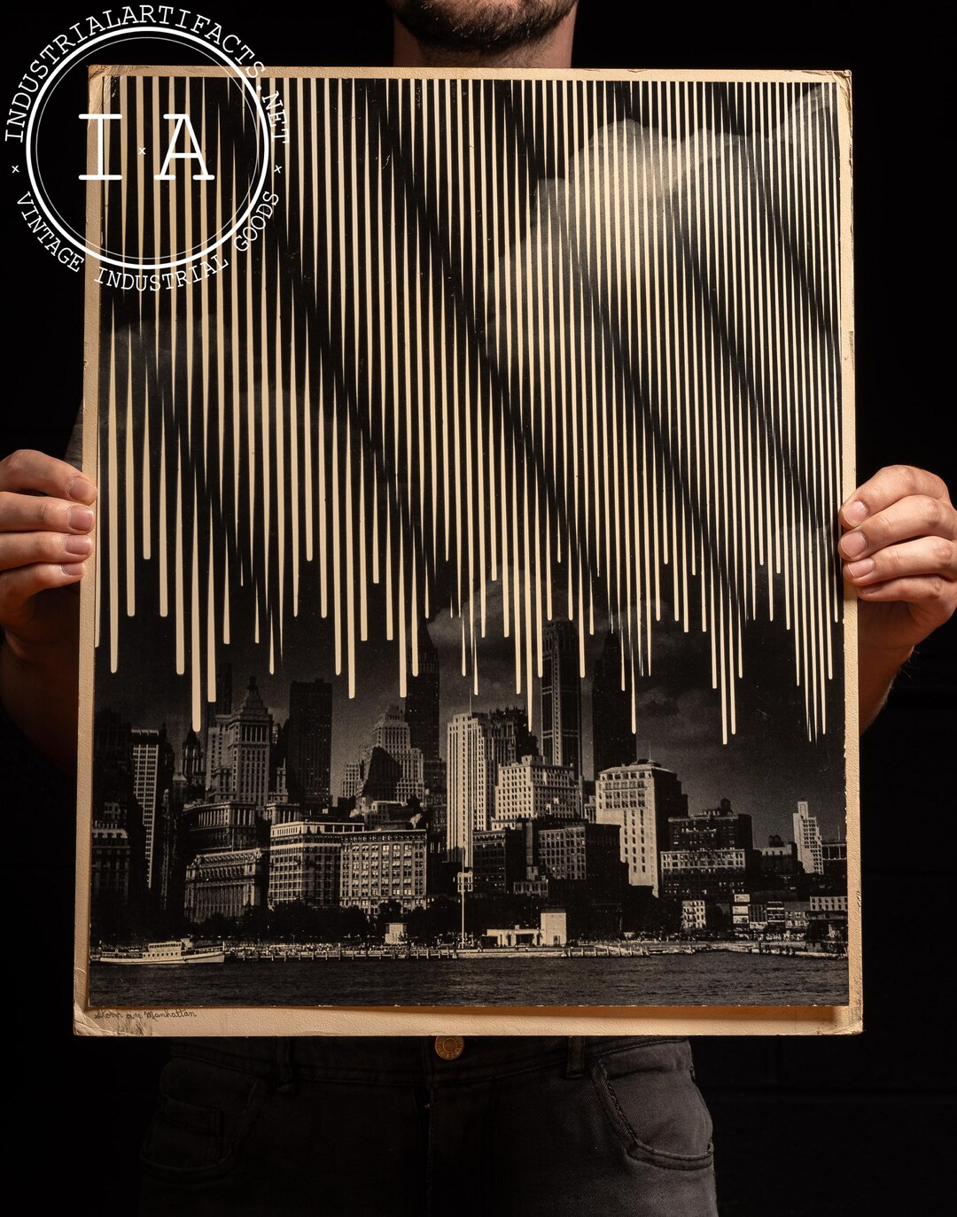 Storm Over Manhattan Photographic Art Piece - Etsy