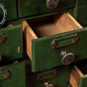 Antique Industrial 48-drawer Apothecary Cabinet - Etsy