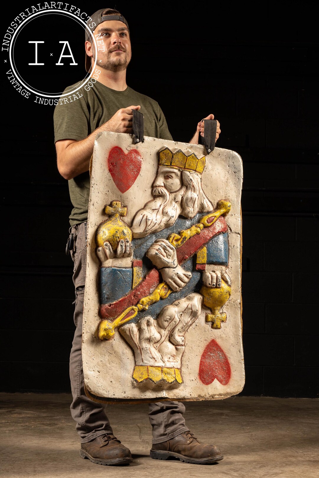 Vintage Molded King of Hearts Costume - Etsy