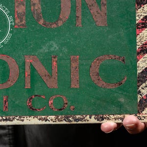 Vintage Carnation Hair Tonic Flange Sign - Etsy