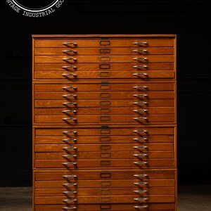 Vintage Four Stack Flat File - Etsy