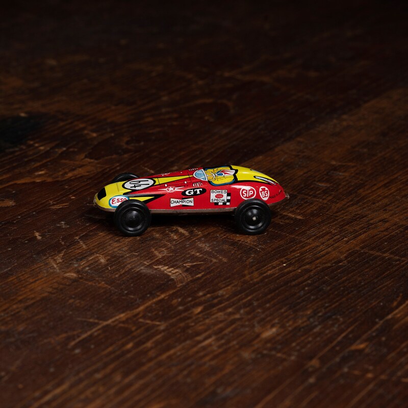 Antique Metal Race Cars - Etsy