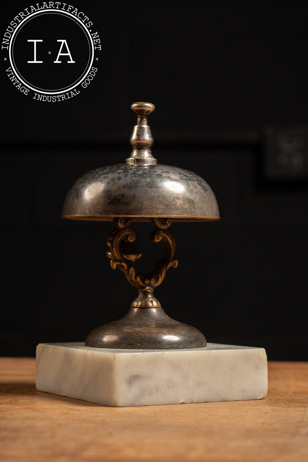 Early 20th Century Brass Concierge Bell on Marble Base - Etsy