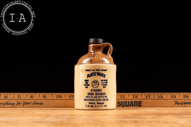 Vintage Platte Valley Mccormick Distilling Corn Whiskey Jug - Etsy