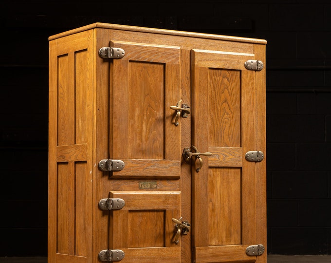 Early 20th Century Cabinet Icebox by Frost King - Etsy