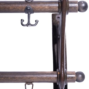 Antique Industrial Barber Shop Coat Rack - Etsy