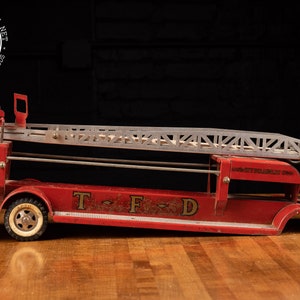 C. 1957 Vintage Tonka Fire Truck Trailer - Etsy