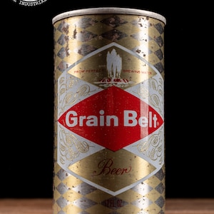 Vintage Grain Belt Beer Can - Etsy