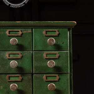 Antique Industrial 48-drawer Apothecary Cabinet - Etsy