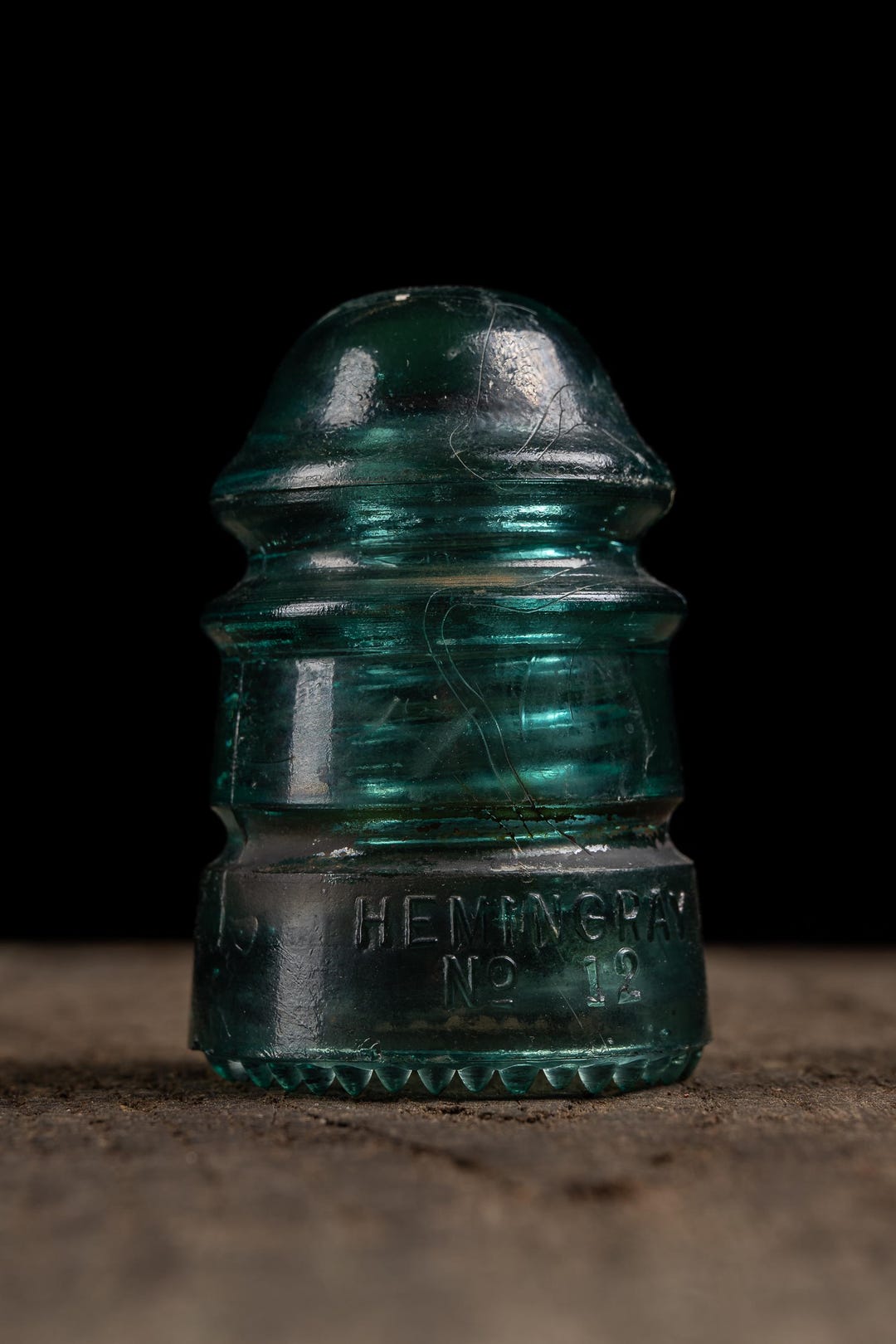 Vintage Hemingray No. 12 Aqua Insulator - Etsy