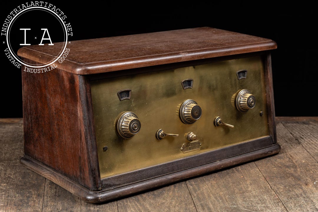 Antique "masterpiece" 6F6 5-tube Table Radio by Freshman - Etsy
