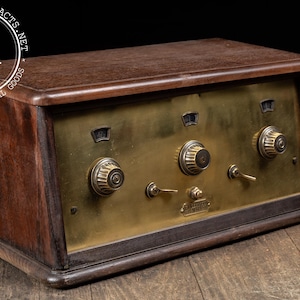 Antique "masterpiece" 6F6 5-tube Table Radio by Freshman - Etsy