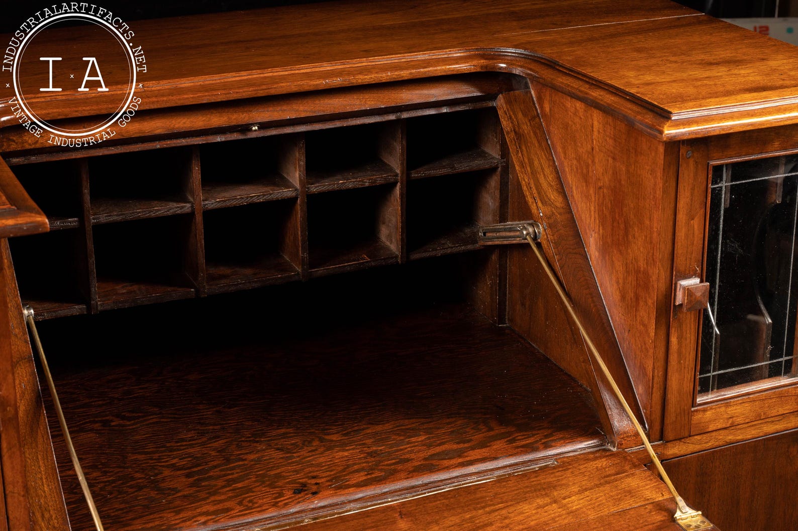 Early 20th Century Mission Secretary Desk - Etsy