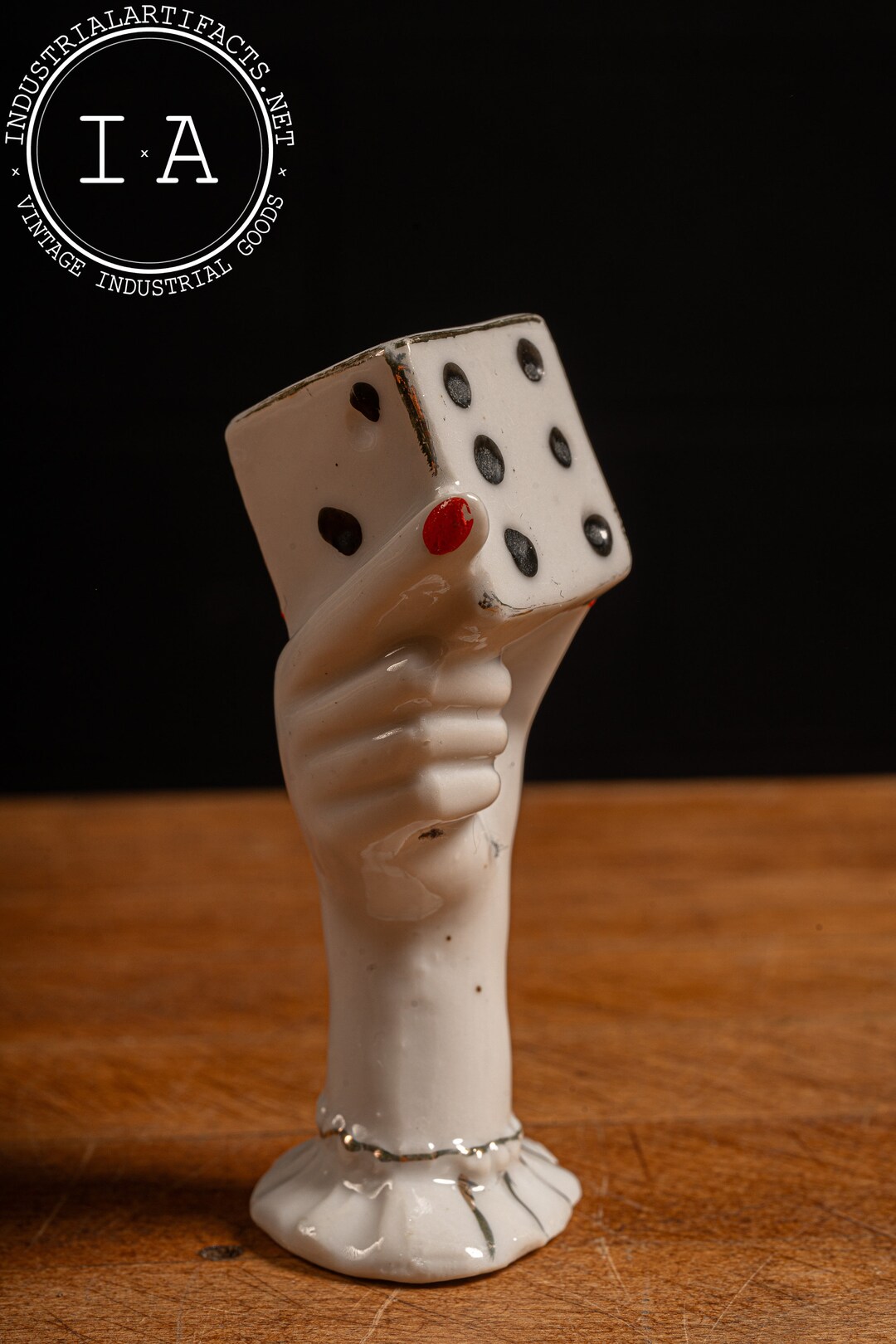 Vintage Female Gambler Toothpick Holder - Etsy