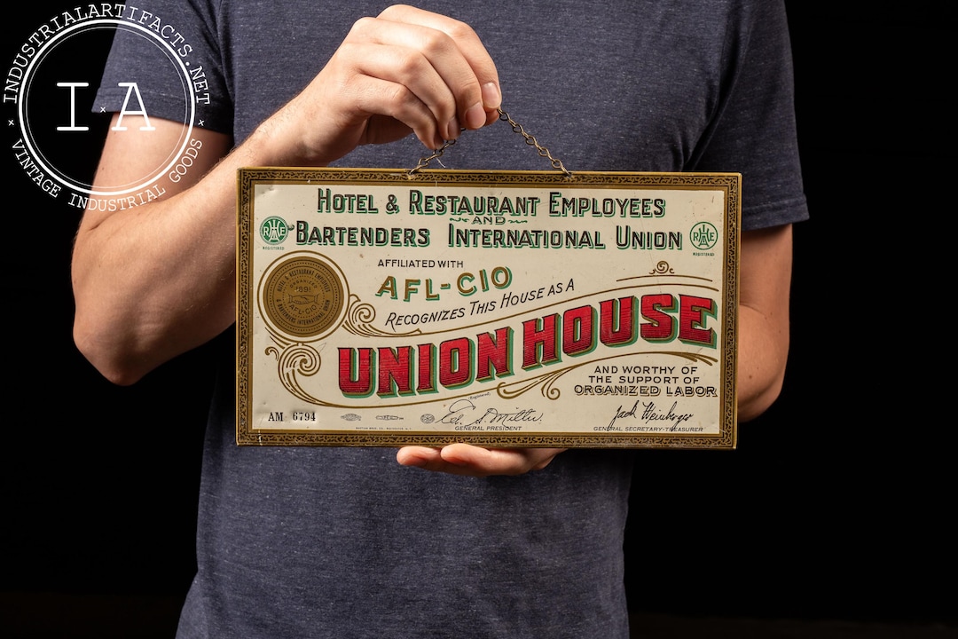 Vintage Union House Sign - Etsy