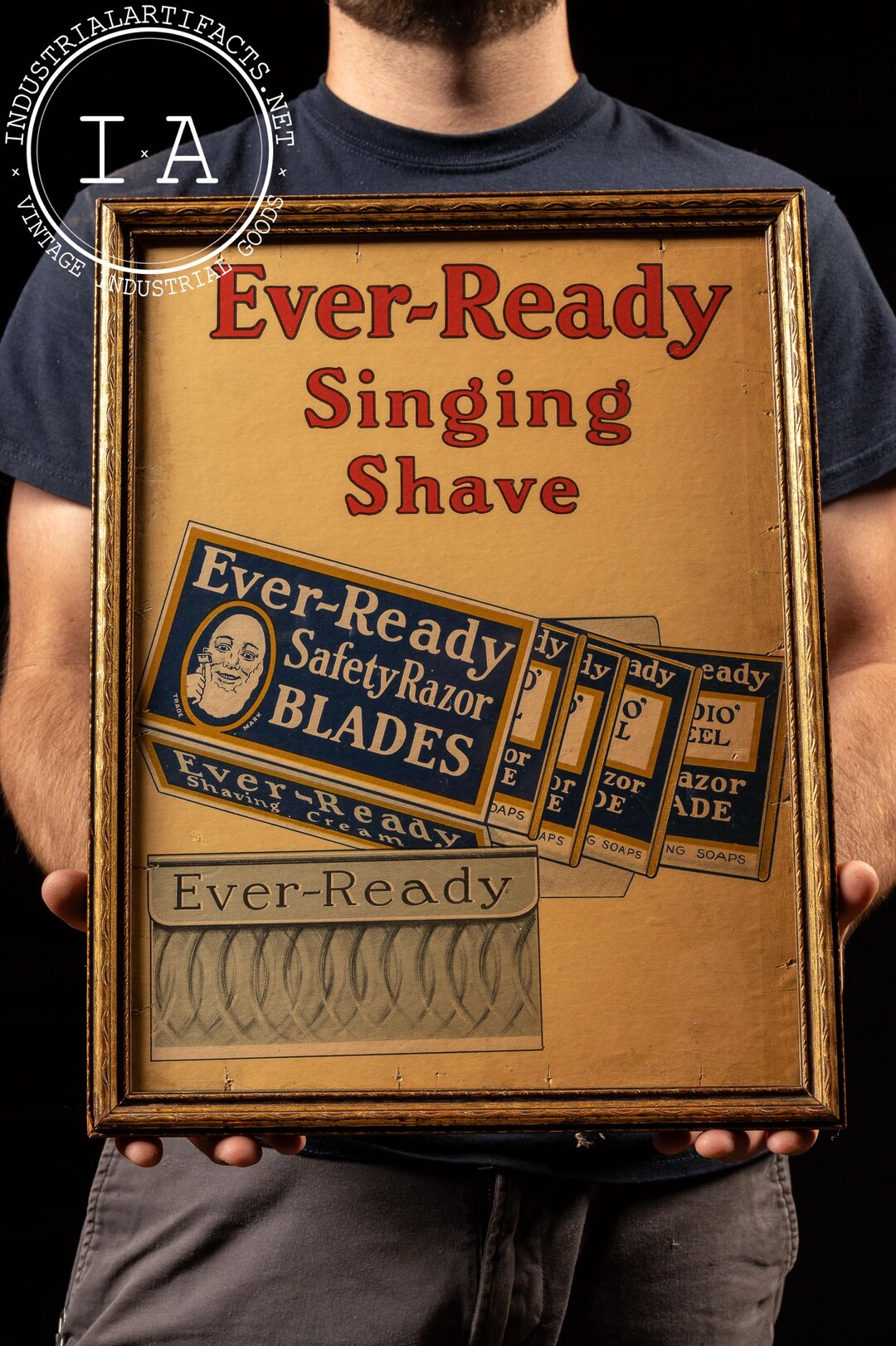 Antique Ever-ready Safety Razor Framed Ad - Etsy