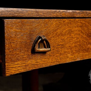 Vintage Arts and Crafts Style Library Desk - Etsy
